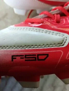 adidas | Shoes | Adidas F Trx Fg White And Red Soccer Cleats With Black ...